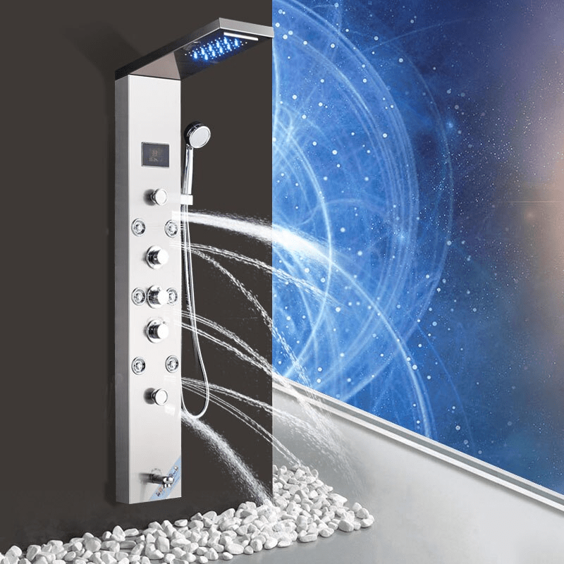 Panel de Dus LED1153, efect ploaie si jeturi masaj – CasaVie