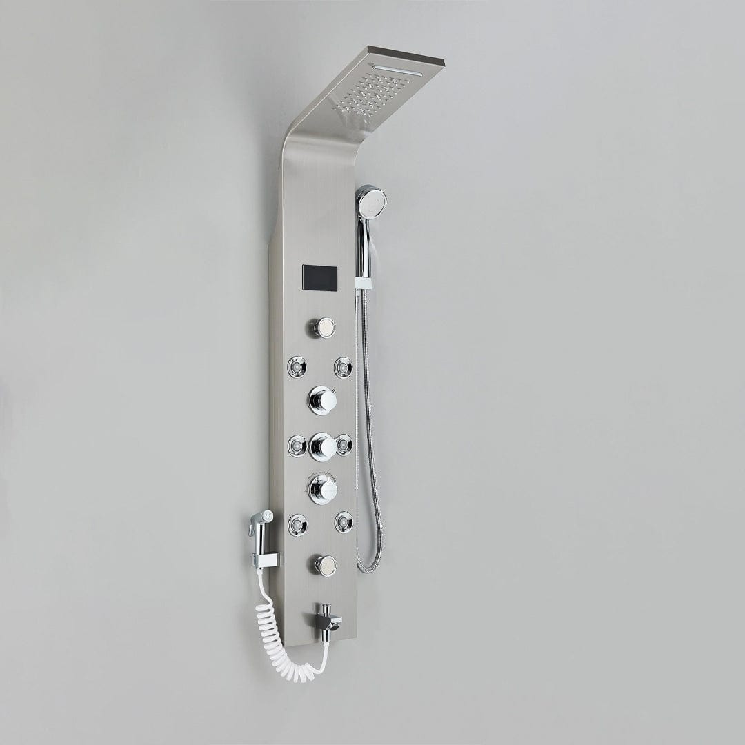 Panel de Dus LED1332, efect ploaie si jeturi masaj – CasaVie