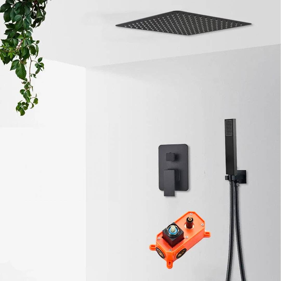 Set de dus negru incastrabil cu 2 functii de curgere–CasaVie