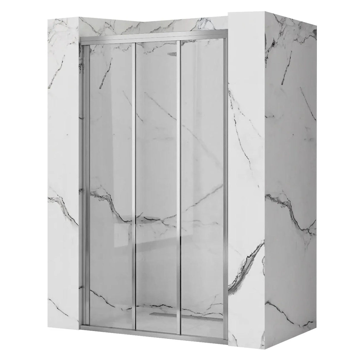 Ușă pentru duș Rea Alex, crom, 120 cm – CasaVie